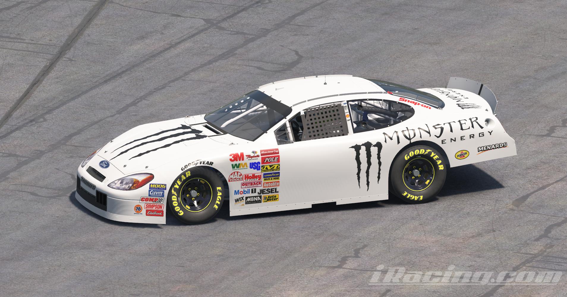 White Monster Energy Drink Taurus by Davie Hendricks - Trading Paints