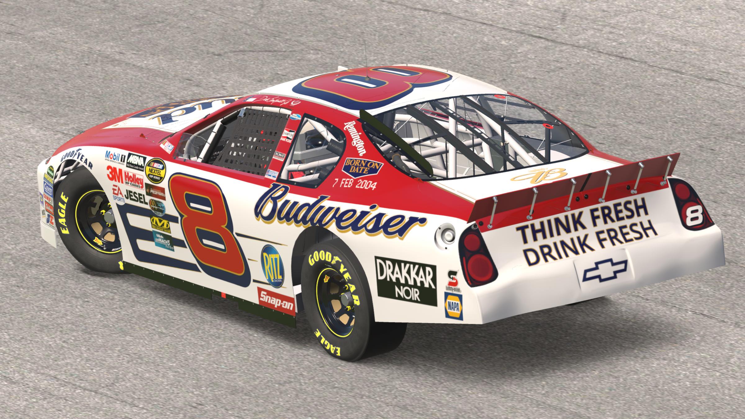 2004 Dale Earnhardt, Jr. #8 Budweiser Born On Date [Budweiser Shootout ...