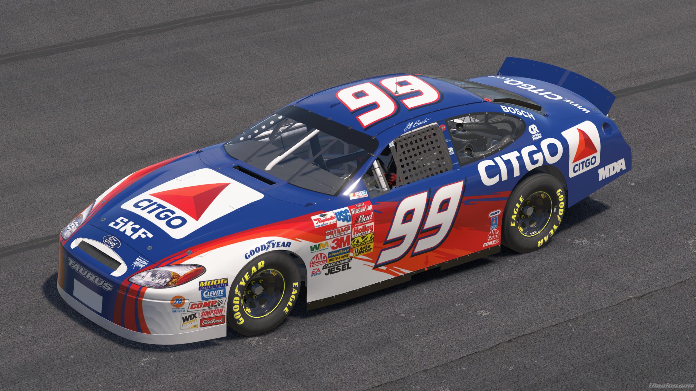 2003 Jeff Burton #99 Citgo Ford by Ryan Pistana - Trading Paints