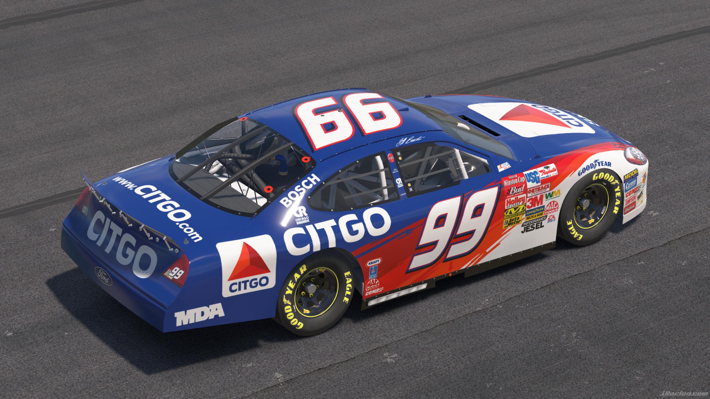 2003 Jeff Burton #99 Citgo Ford by Ryan Pistana - Trading Paints