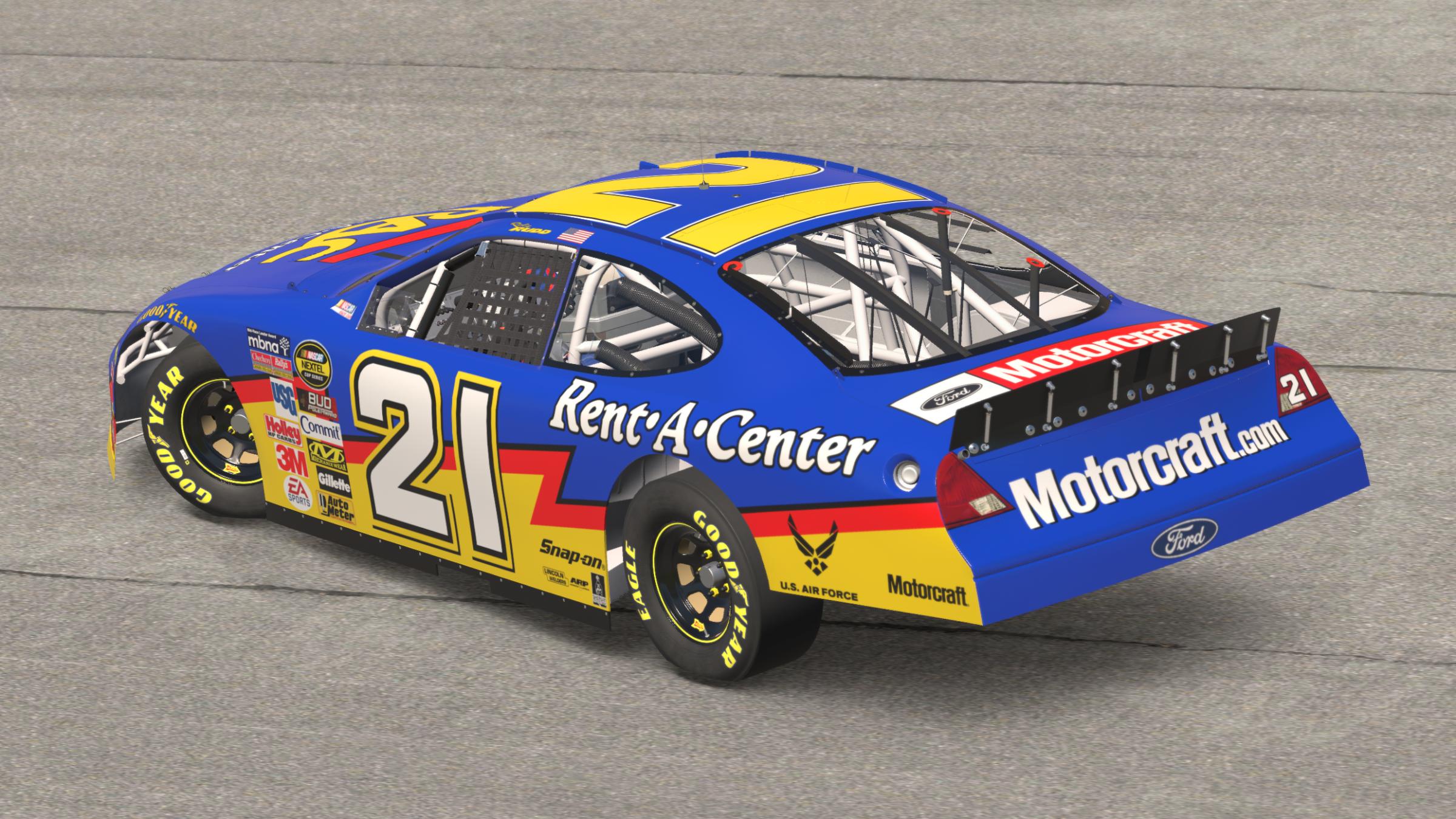 2005 Ricky Rudd Rent-A-Center Ford Taurus (Custom Numbers - Stockcar) by Tom W. - Trading Paints