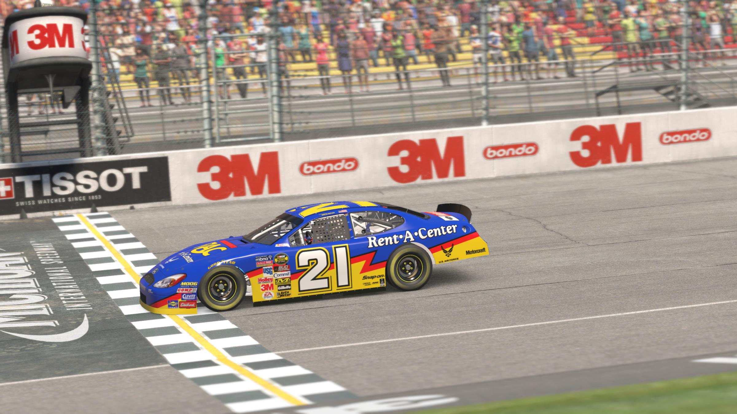 2005 Ricky Rudd Rent-A-Center Ford Taurus (Custom Numbers - Stockcar ...