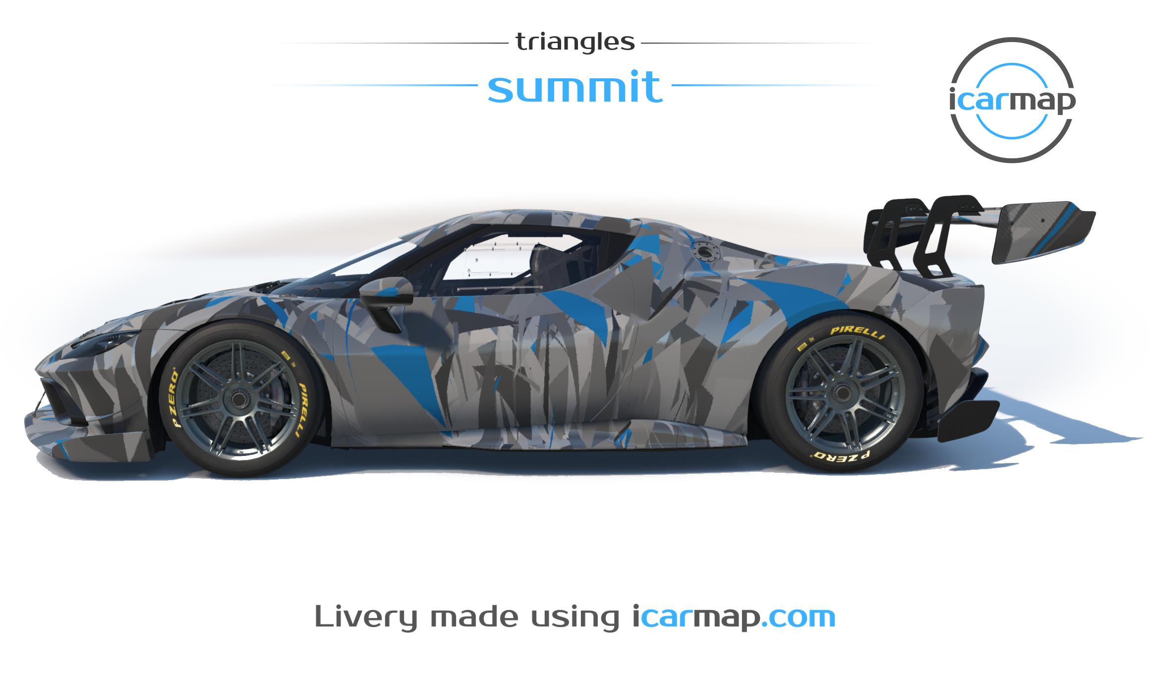 Triangles - Summit (Ferrari 296 Challenge) by Will M. - Trading Paints