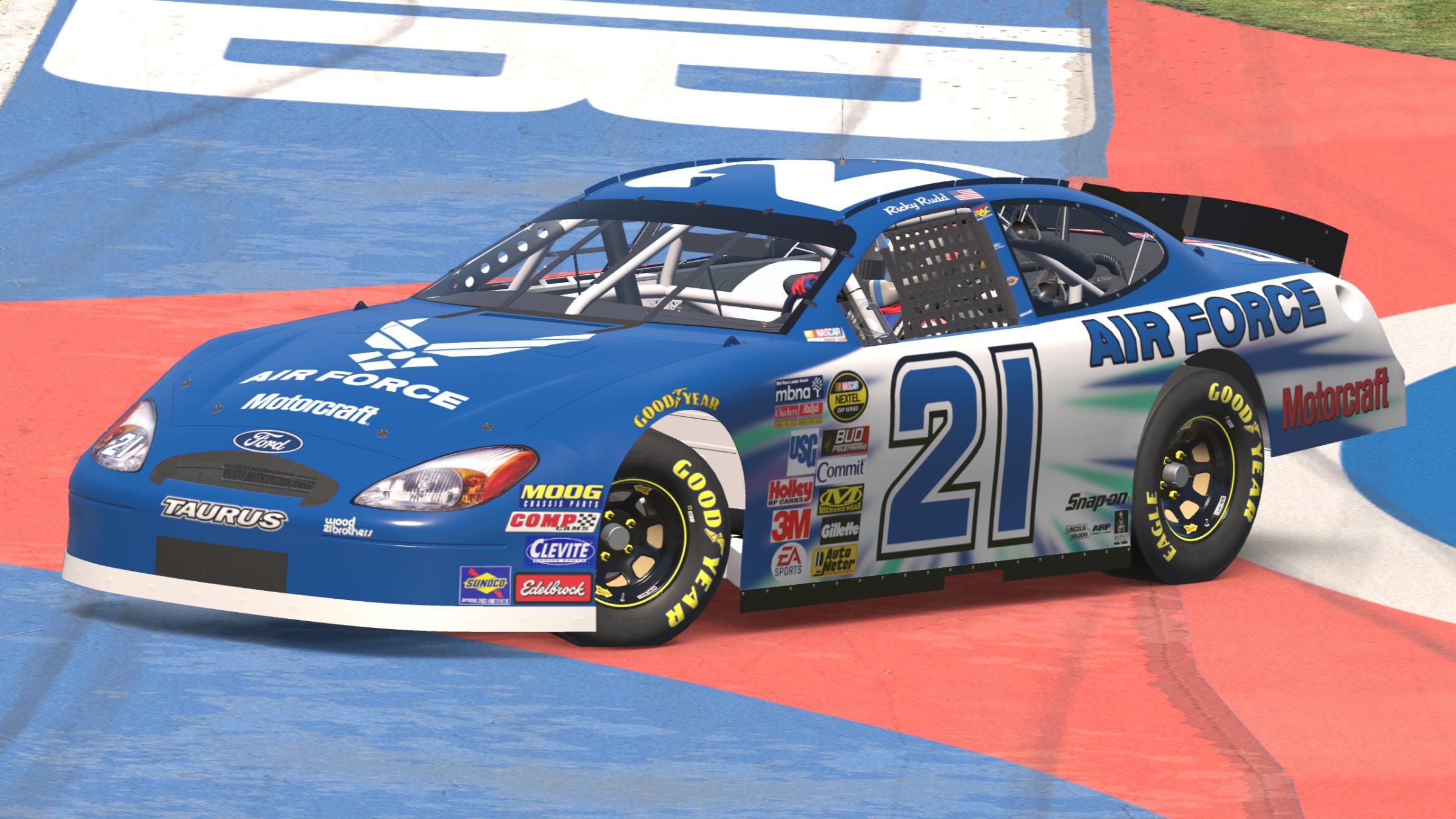 2005 Ricky Rudd Air Force Ford Taurus (Custom Numbers - Stockcar) by ...