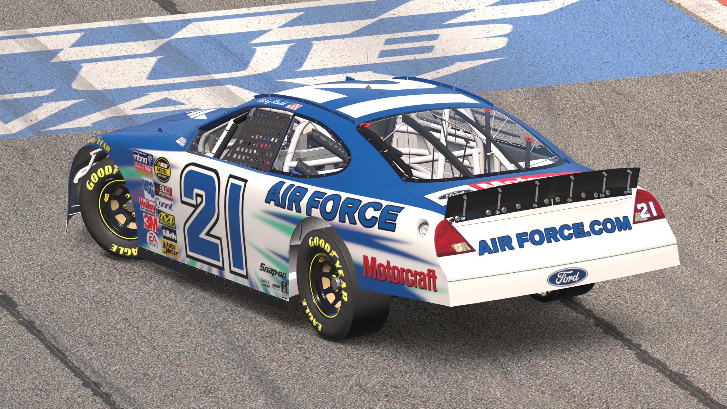 2005 Ricky Rudd Air Force Ford Taurus (Custom Numbers - Stockcar) by ...