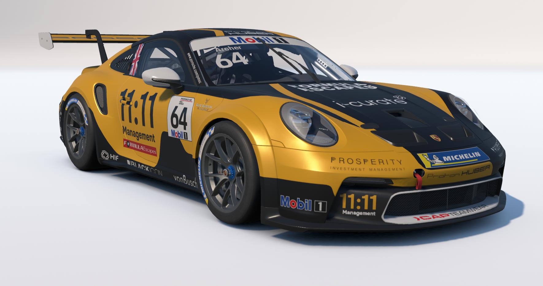 Gustav Burton 2025 Porsche Supercup Proton Huber Racing team by Keith ...