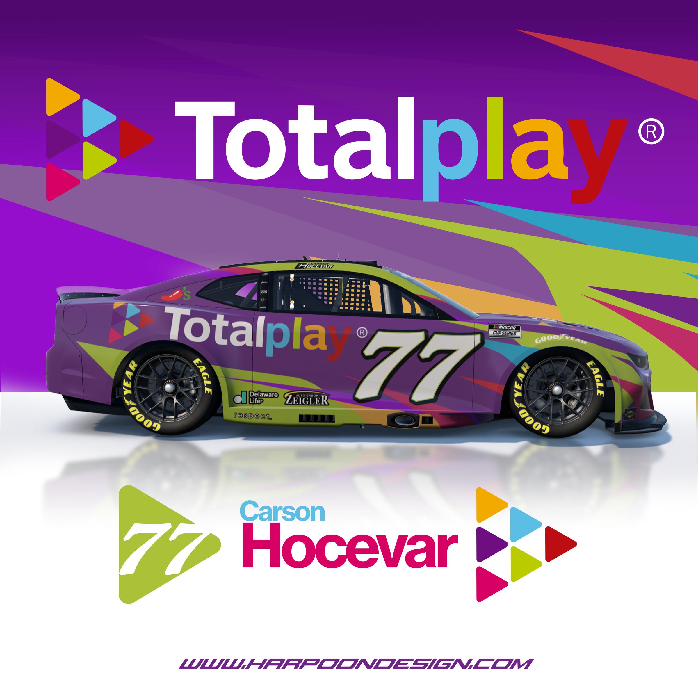 2025 Carson Hocevar Totalplay Chevrolet by Brantley Roden - Trading Paints