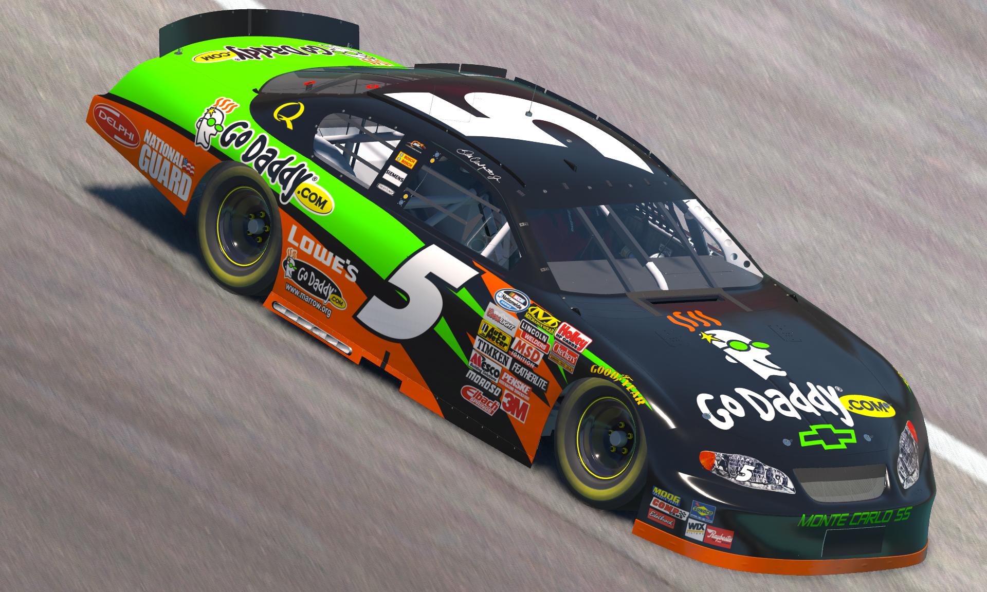 2008 Dale Jr Go Daddy by Kevin King - Trading Paints