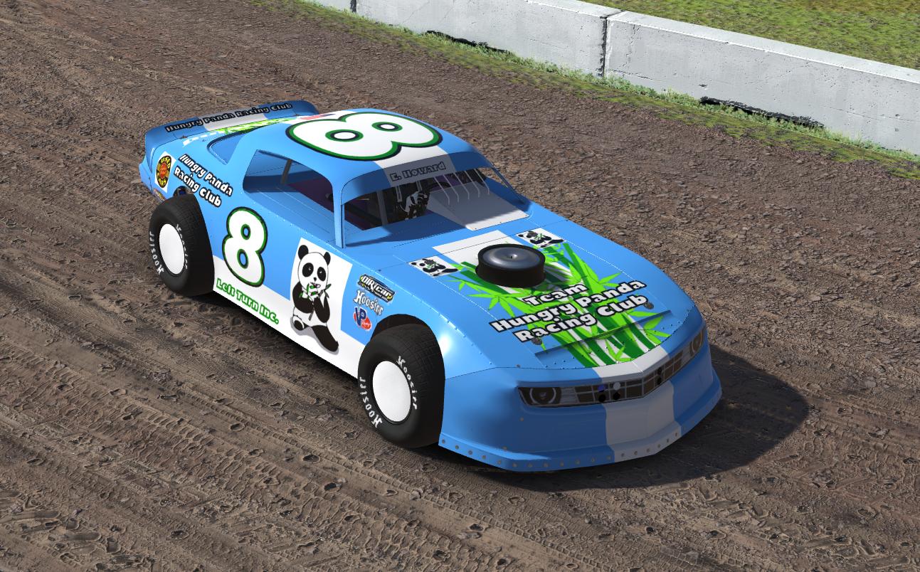 Hungry Panda Racing Club - Dirt Blu by Brent Bartholomew - Trading Paints