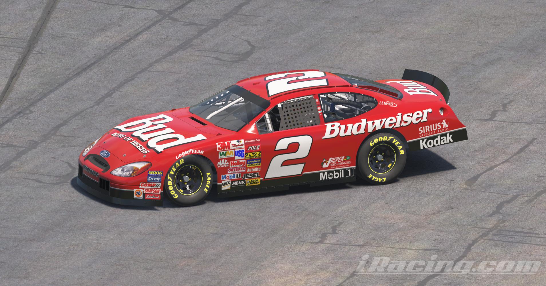 Kurt Busch Budweiser Ford Taurus by Davie Hendricks - Trading Paints