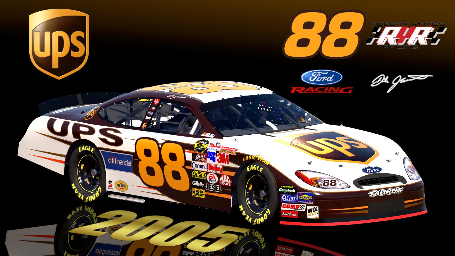 2005 #88 Dale Jarrett UPS Ford Taurus Sim Stamped Number by Christian ...
