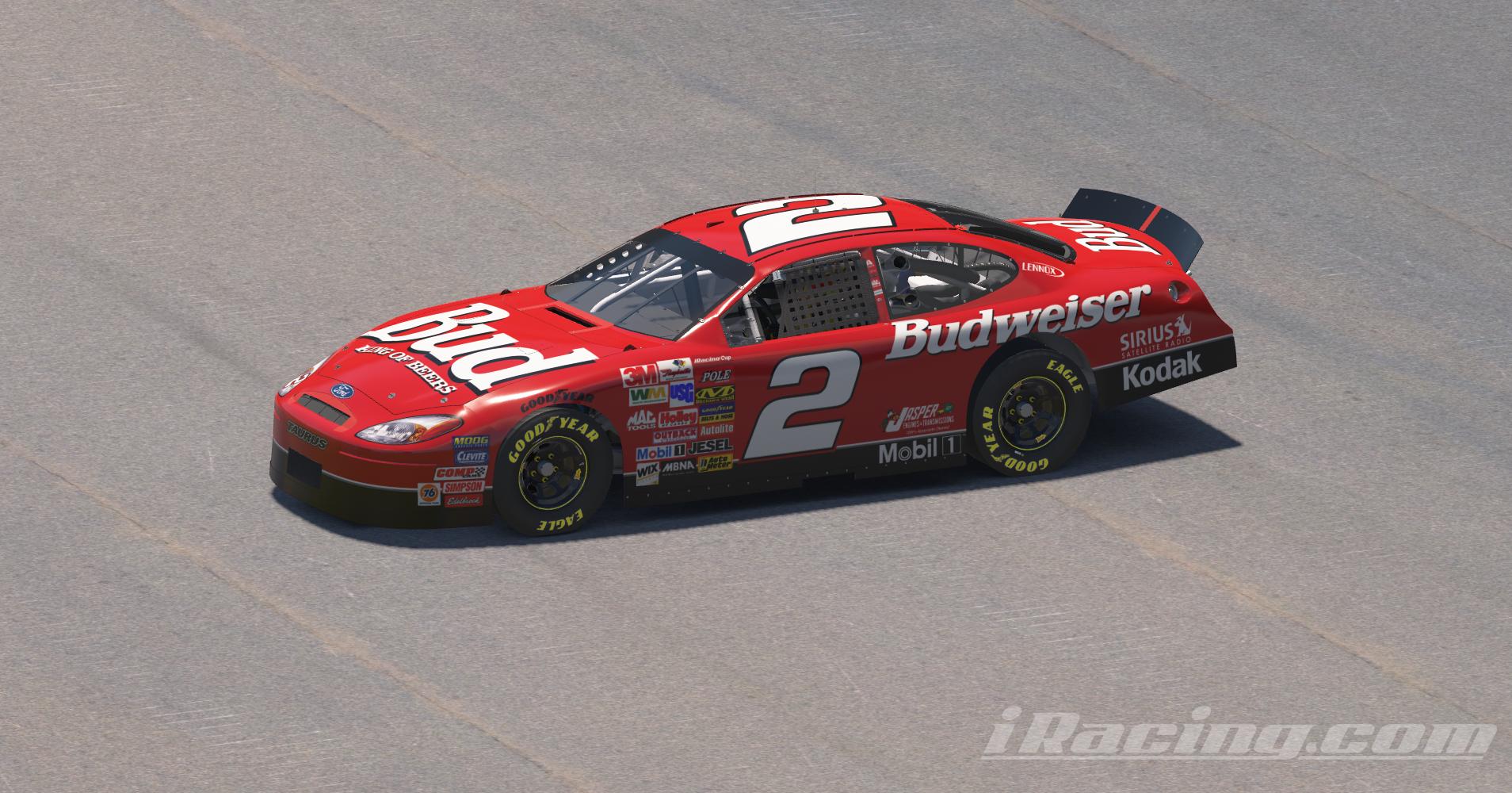 Kurt Busch Budweiser Ford Taurus by Davie Hendricks - Trading Paints