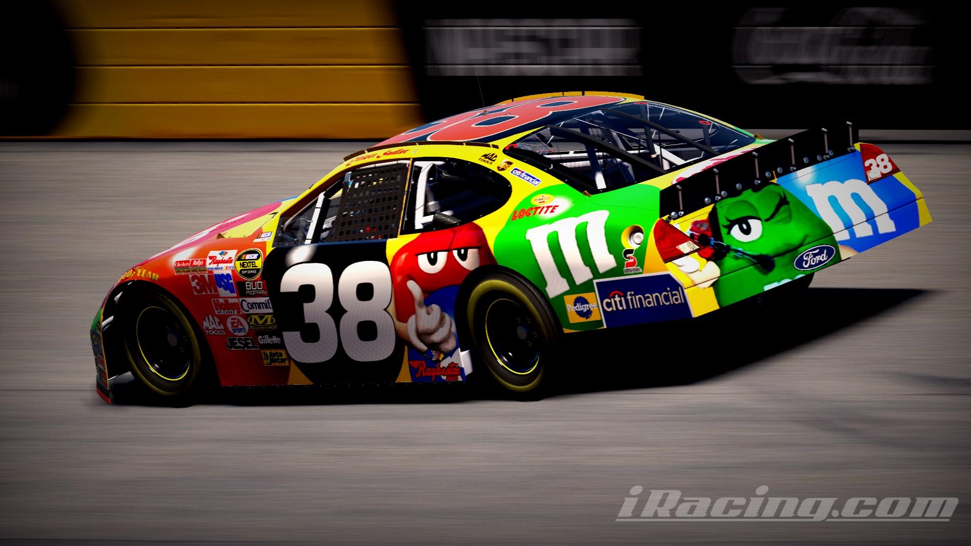 2005 #38 Elliott Sadler M&Ms Ford Taurus Sim Stamped Number by ...