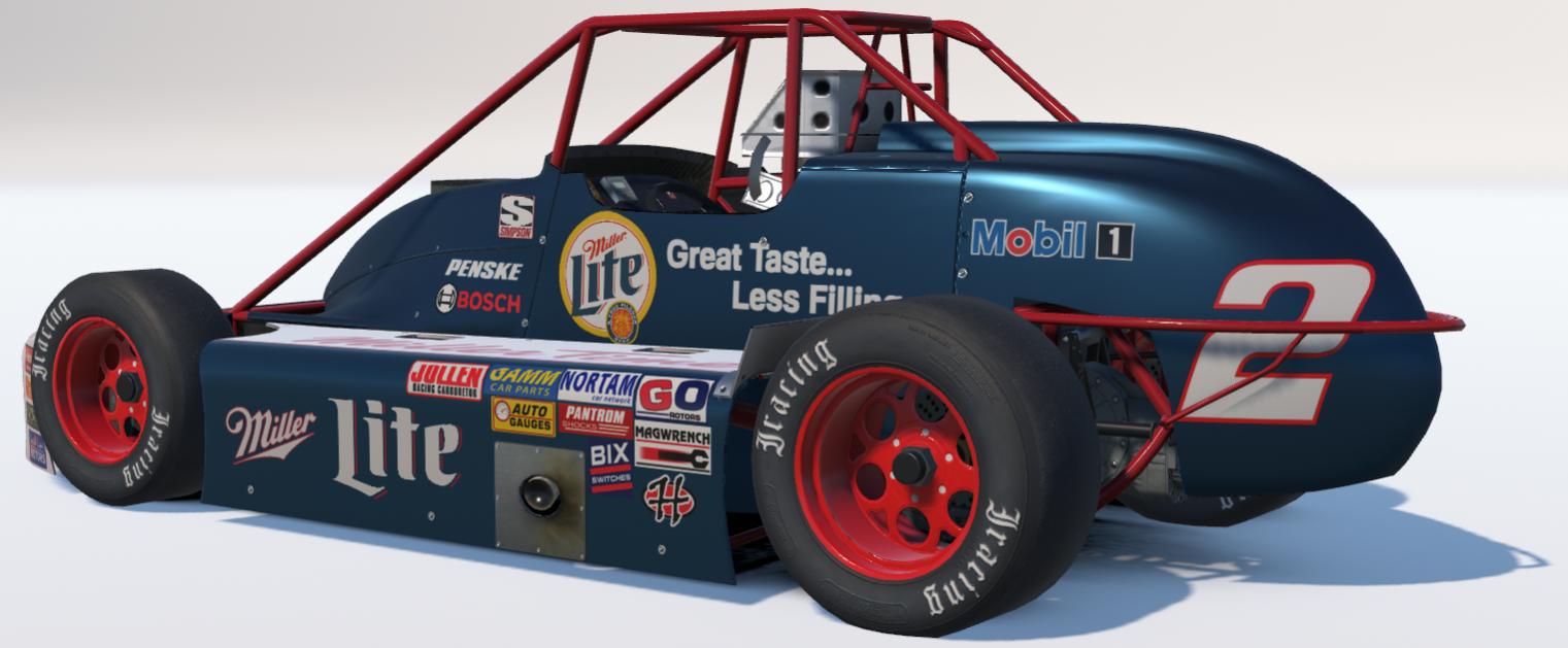 Rusty Wallace Miller Lite Ride by Robert H. - Trading Paints
