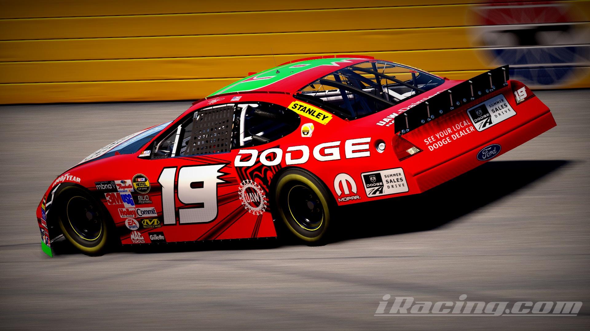 2005 #19 Jeremy Mayfield Dodge Summer Sales Drive (Ford) Sim Stamped ...