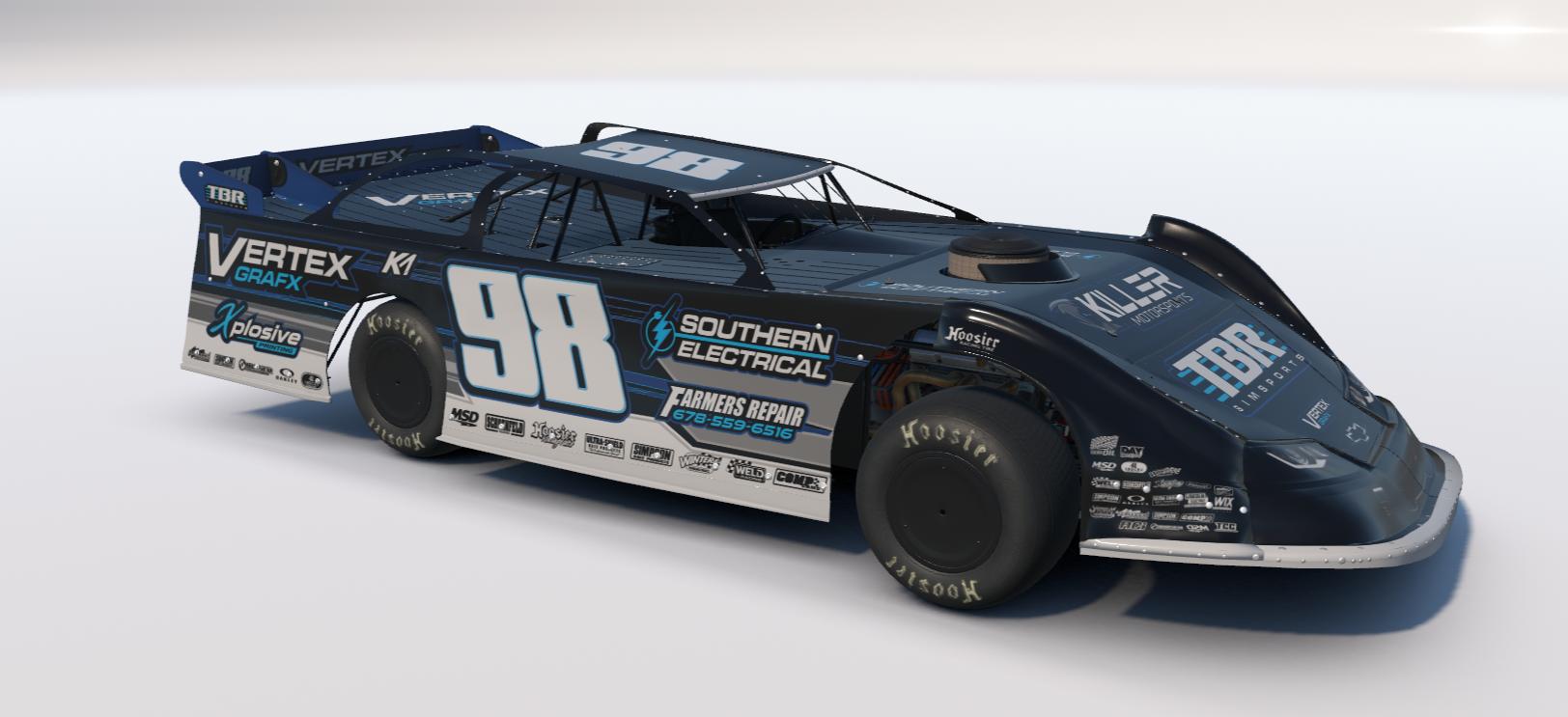 Michael Farmer Dirt Late Model by Tyler Bowman4 - Trading Paints
