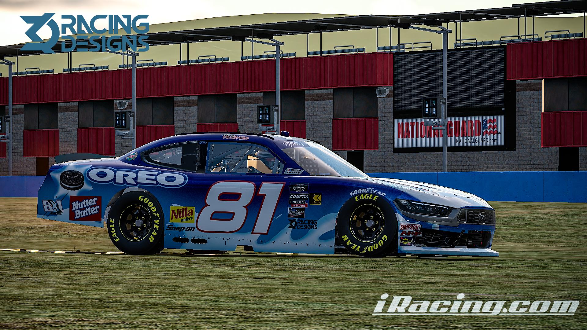 Terry Hughes #81 Oreo XFINITY Mustang by Johnathan Smith3 - Trading Paints