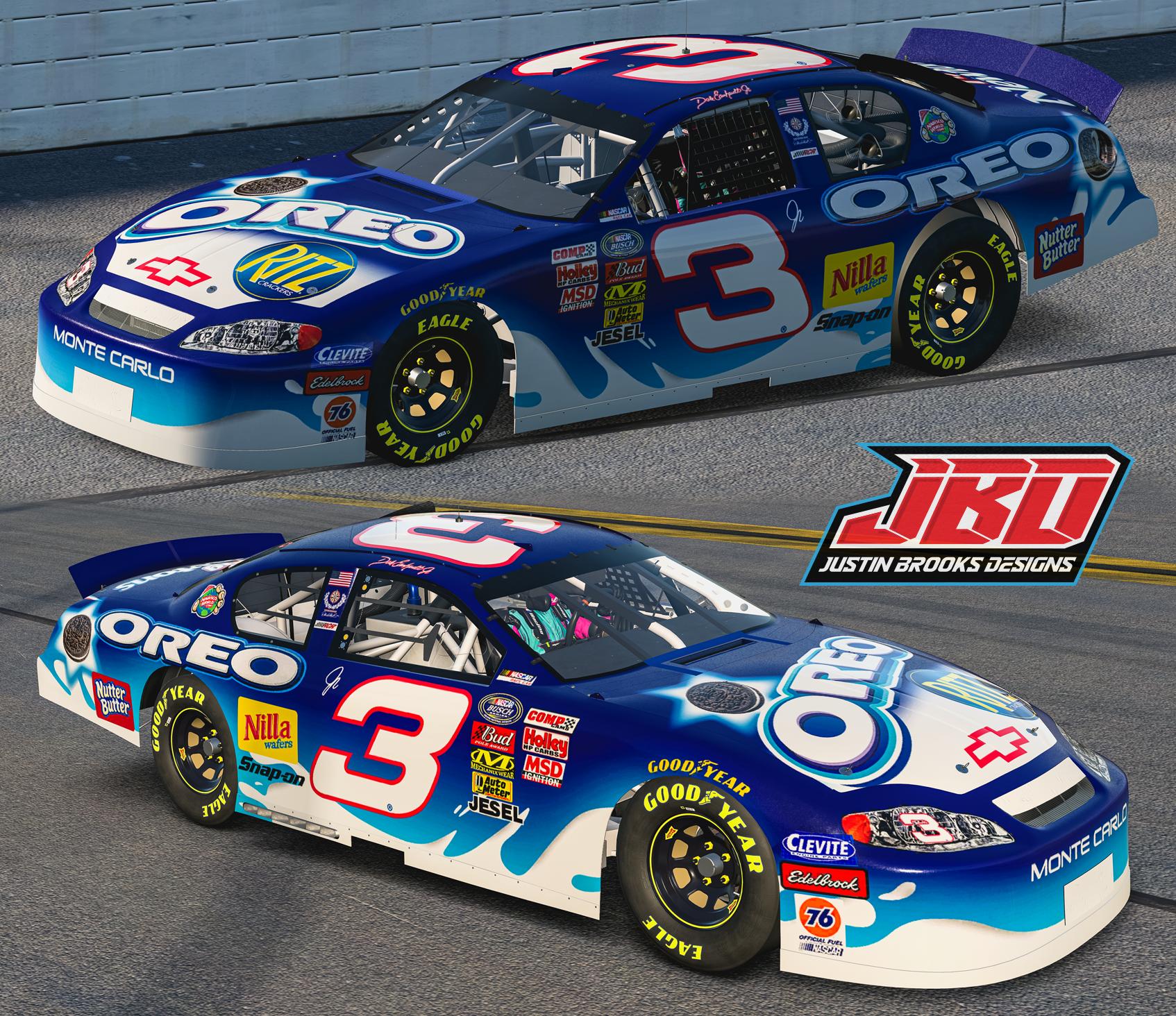 2002 Dale Earnhardt Jr Oreo Daytona Scheme : Sim Stamped by Justin ...
