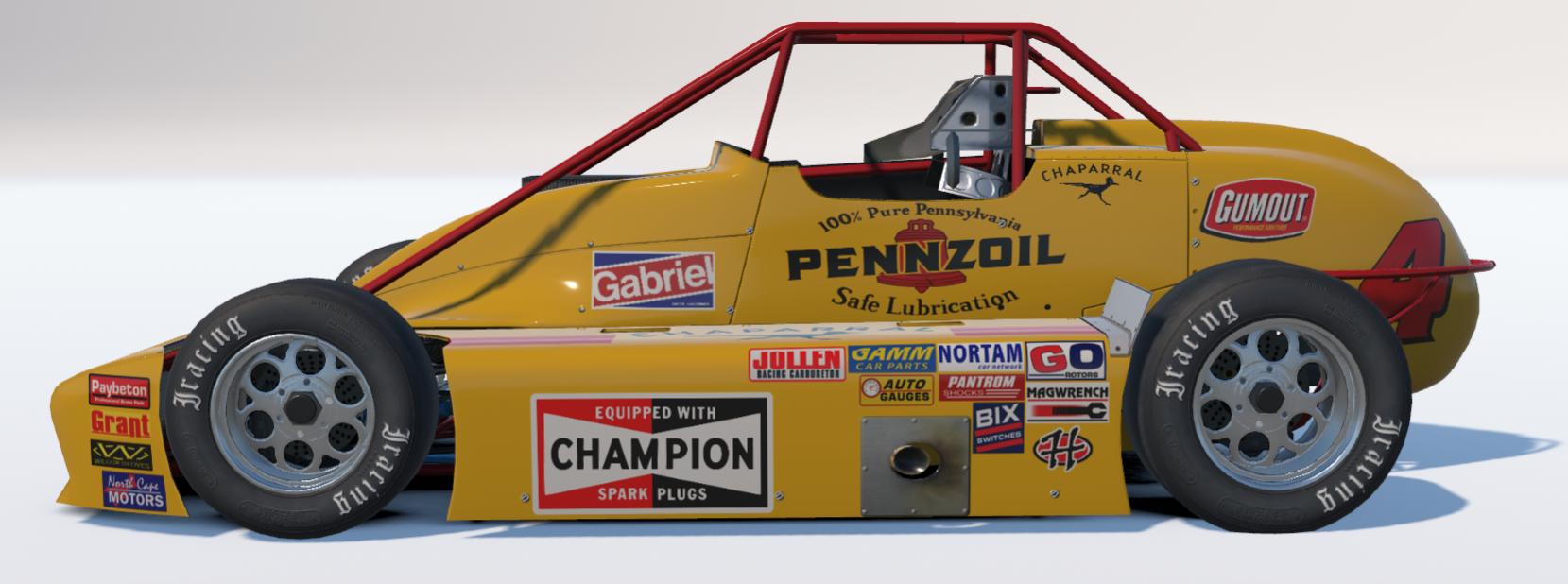 Johnny Rutherford Pennzoil Ride by Robert H. - Trading Paints