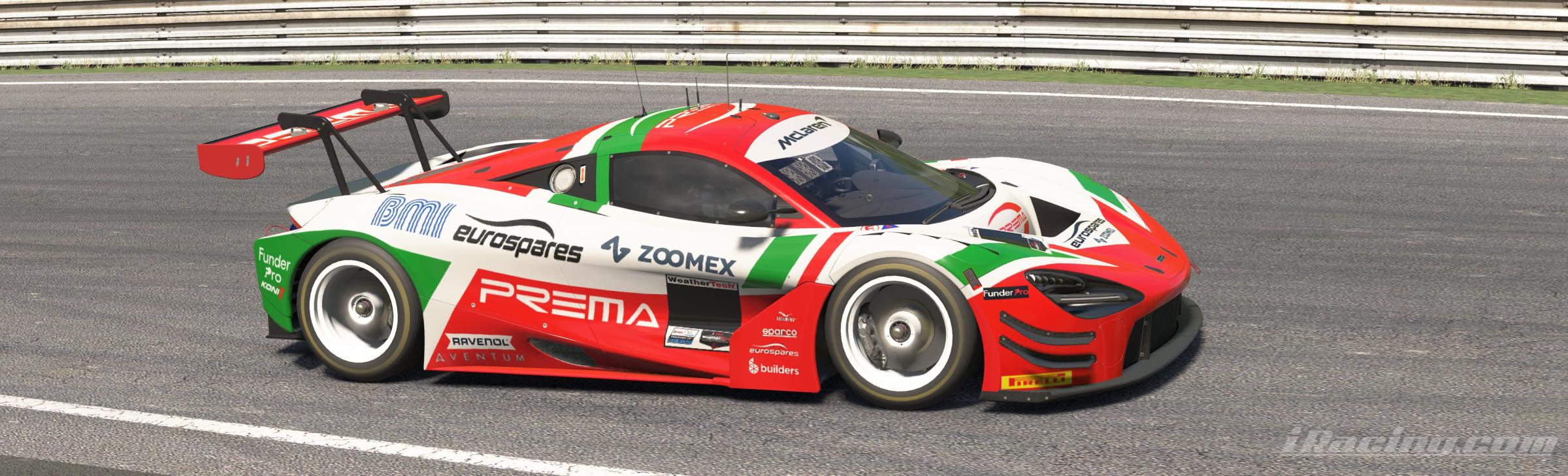 PREMA McLaren 720s GT3 EVO .... NO NUMBER by Bernie Mobbs - Trading Paints