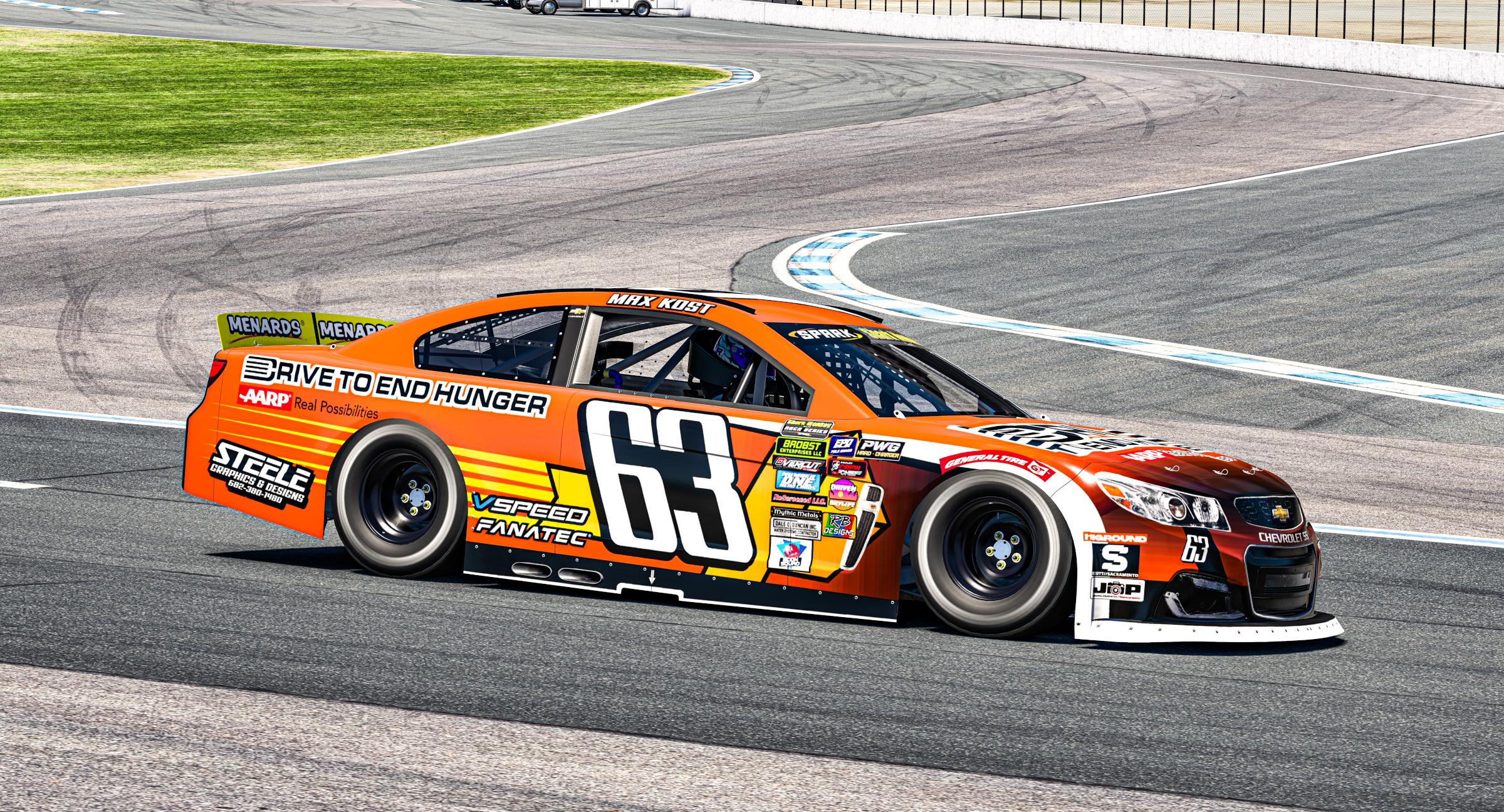 Max Kost-#63 by Michael J. Steele - Trading Paints