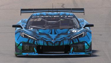 Blue Chrome Chevrolet Corvette Z06 GT3r_Tribal by Barry B. - Trading Paints