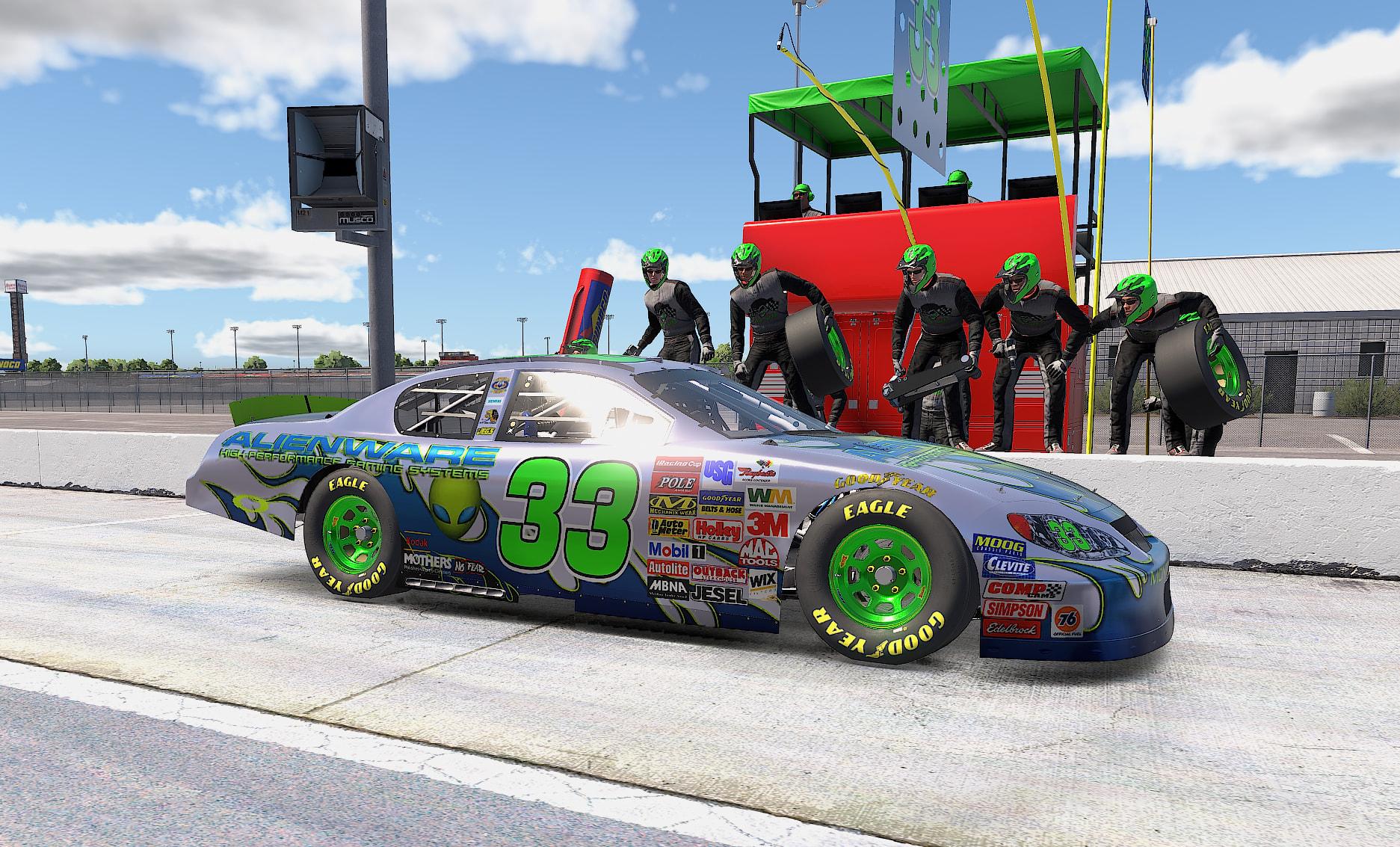 2003 GEN 4 CUP SERIES ALIENWARE CUP CAR by Stephen Musick - Trading Paints