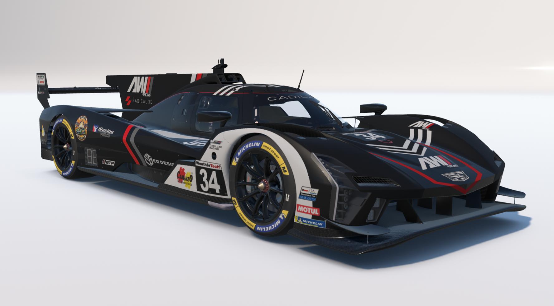 Black Cadillac GTP by Awelo Velázquez - Trading Paints