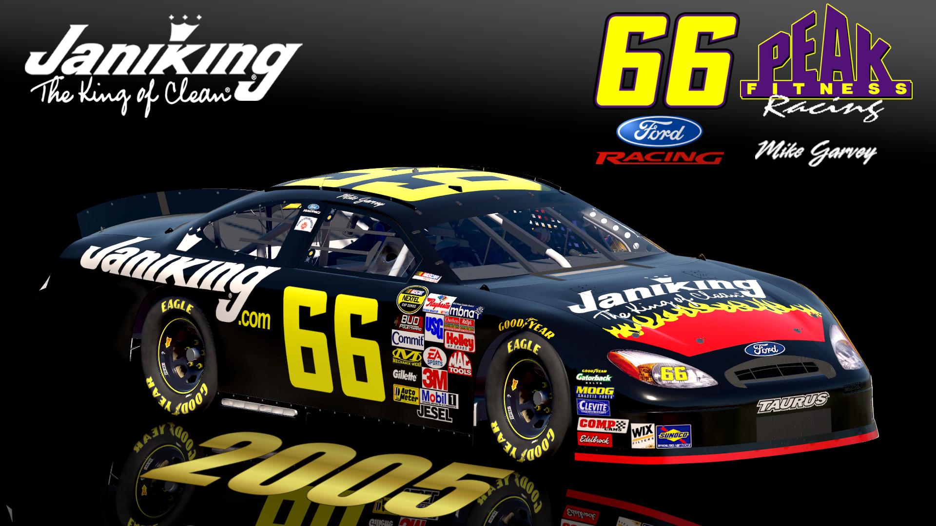 2005 #66 Mike Garvey Janiking Ford Taurus Sim Stamped Number by ...