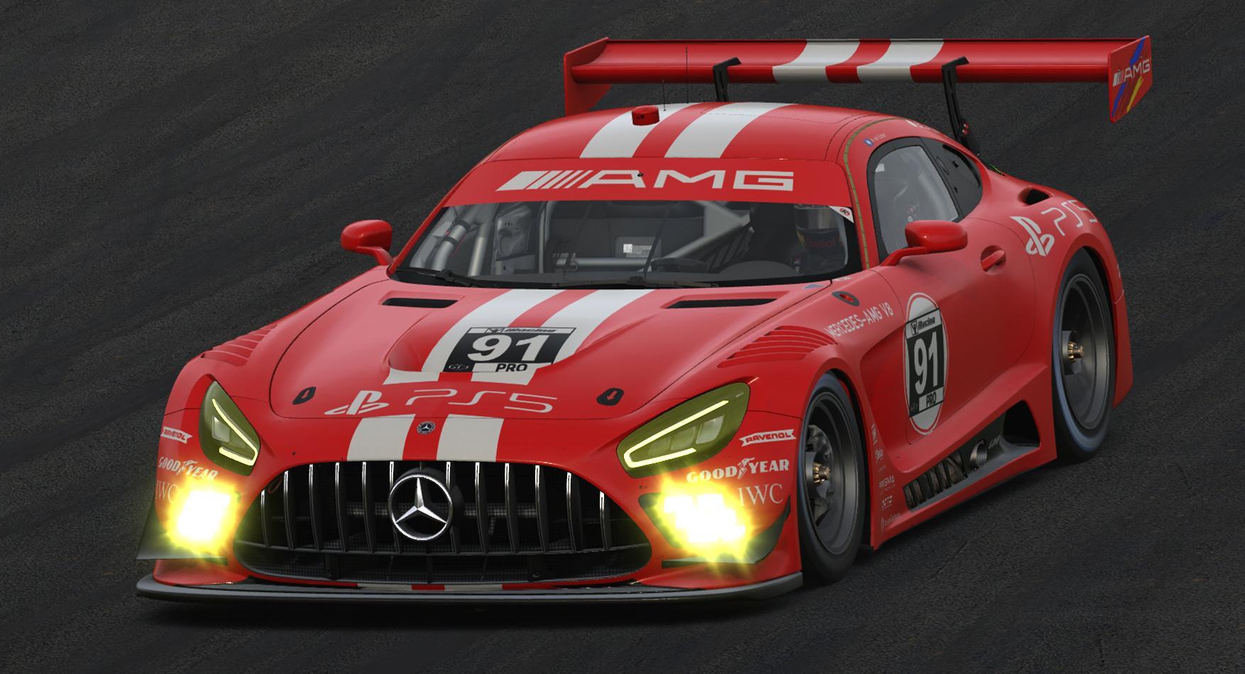 #91 Playstation 5 "Viper" AMG GT3 by Abigail von Exner - Trading Paints