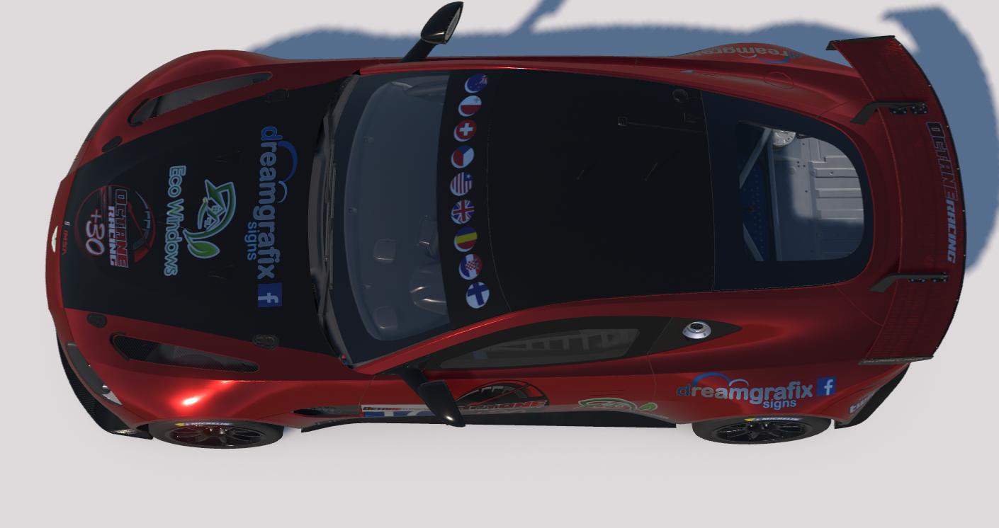 Octane Racing Aston Martin GT4 RED by Brett Gray - Trading Paints