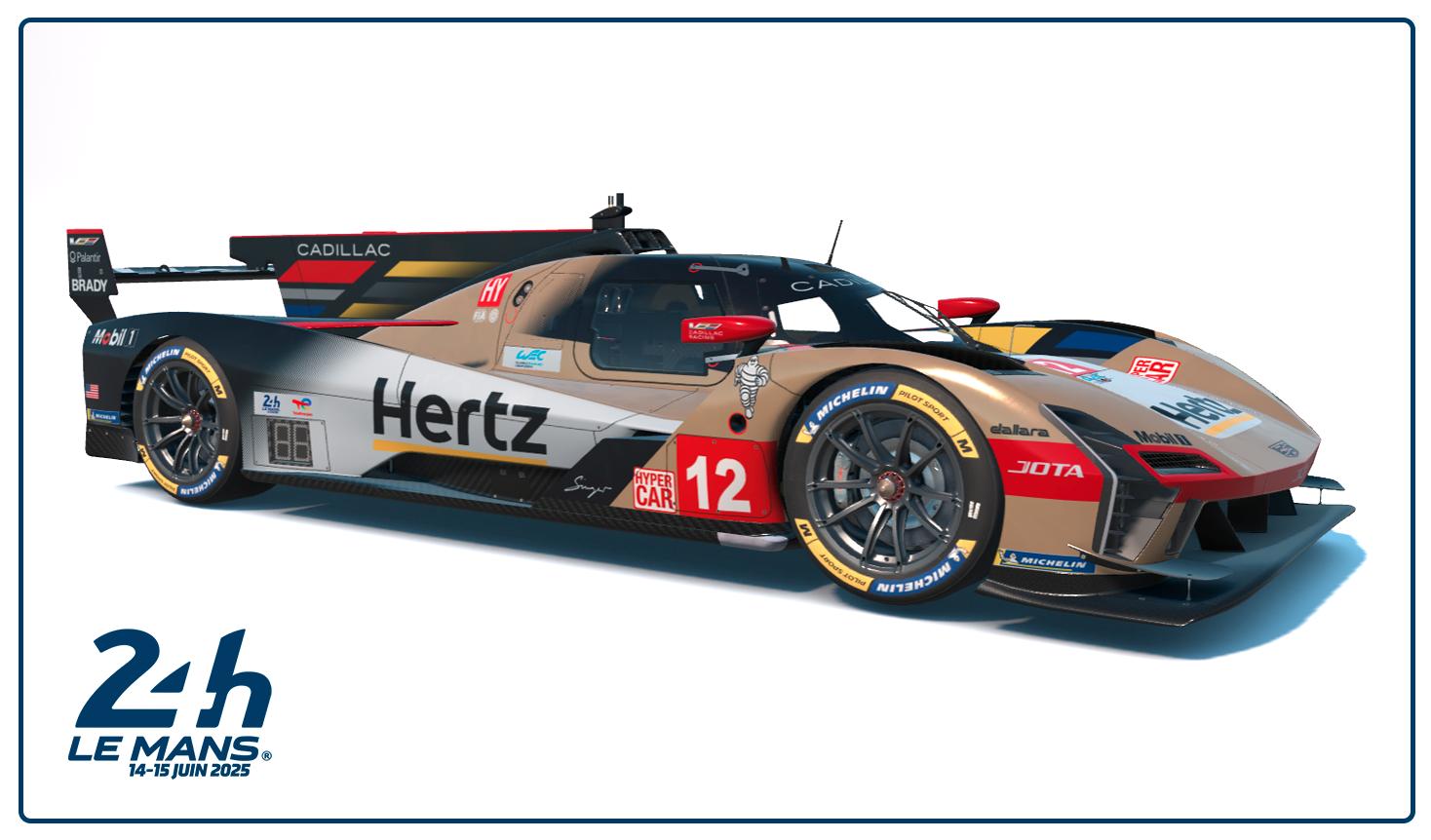 LM25 HY Cadillac Hertz Team Jota #12 by Karsten B. - Trading Paints
