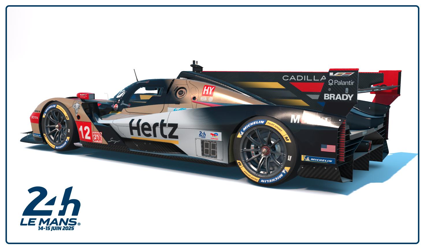 LM25 HY Cadillac Hertz Team Jota #12 by Karsten B. - Trading Paints