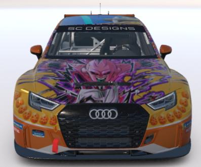 Dragon Ball Audi TCR by Sergio C. - Trading Paints