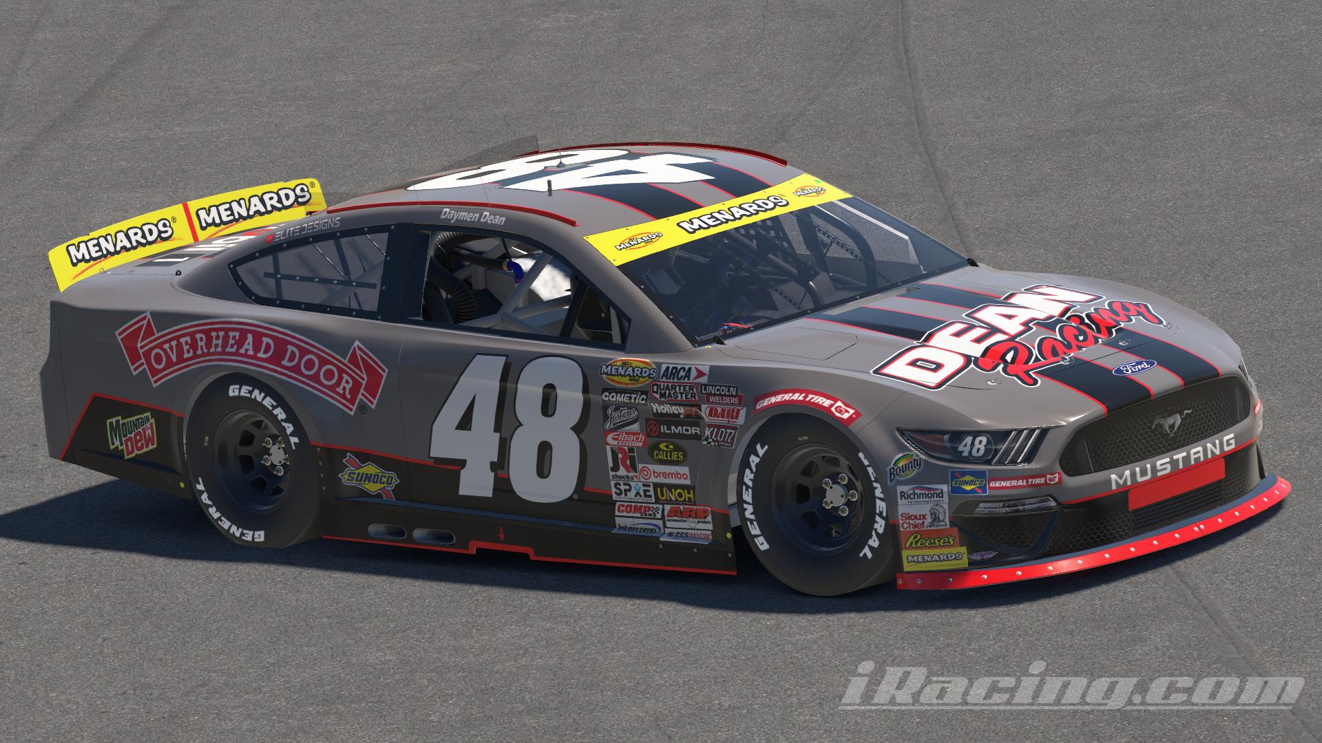 Daymen Dean - 2025 Dean Racing / Overhead Door by Jared W. - Trading Paints