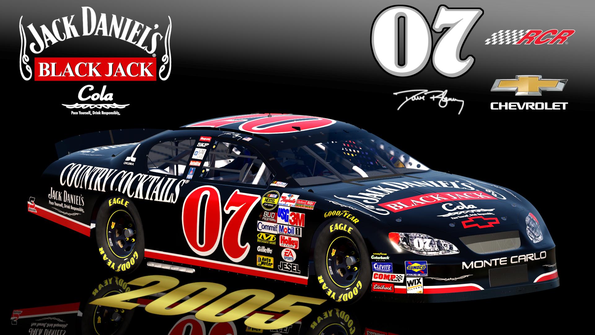 2005 #07 Dave Blaney Jack Daniels Black Jack Cola Chevrolet Monte Carlo ...