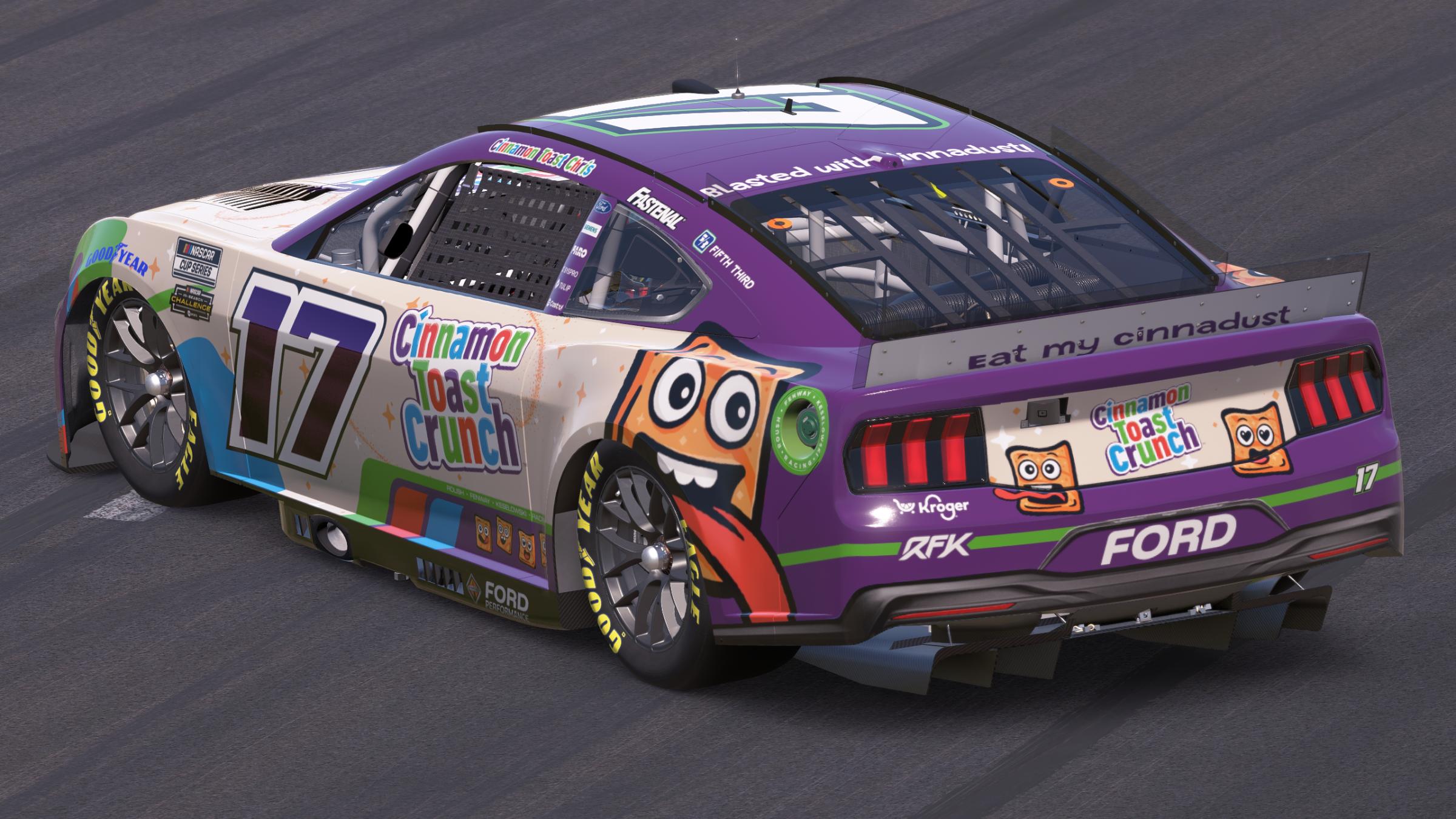 Chris Buescher RFK Racing Cinnamon Toast Crunch by Mick J. - Trading Paints