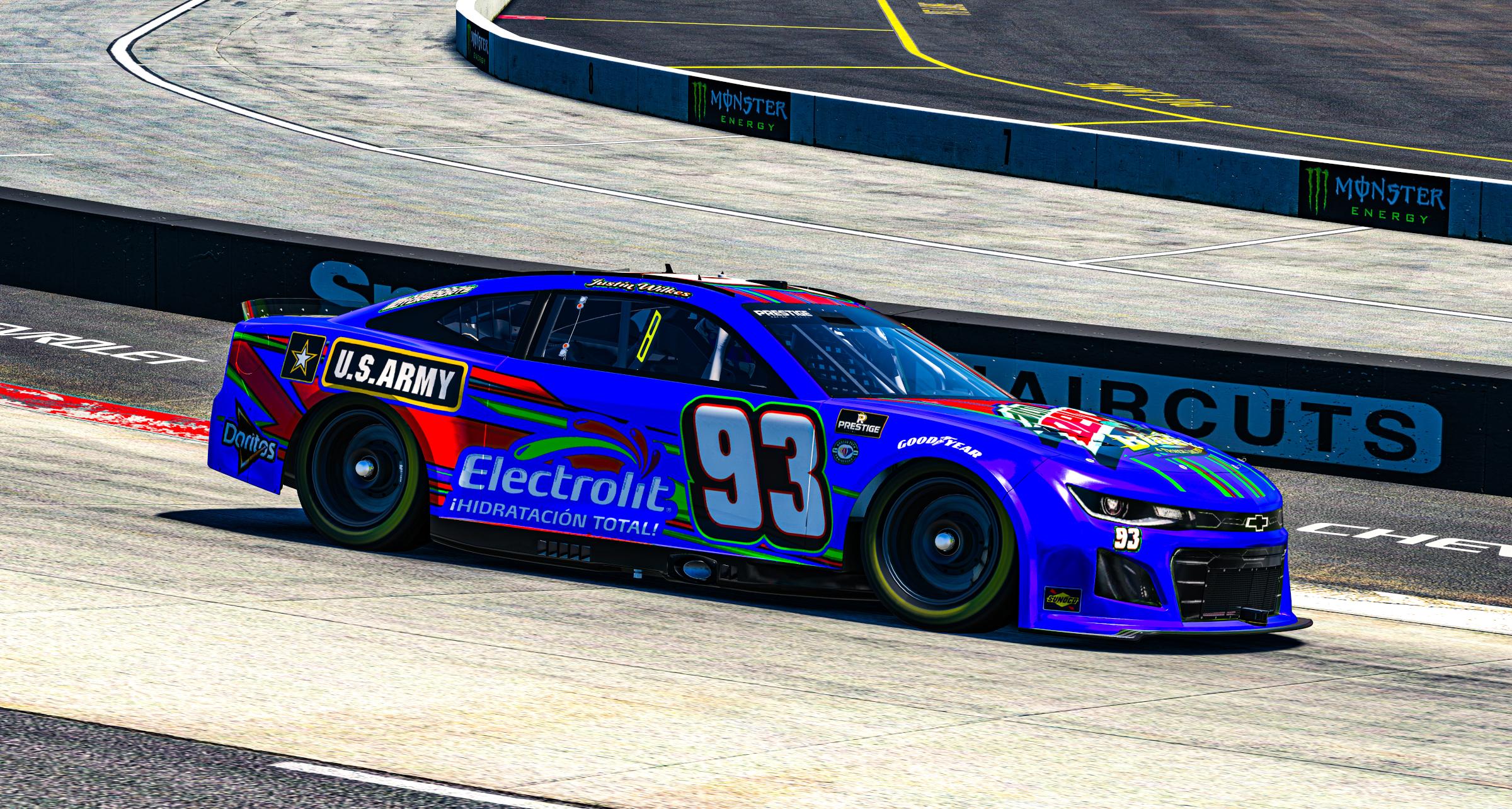 Justin Wilkes-#93 by Michael J. Steele - Trading Paints