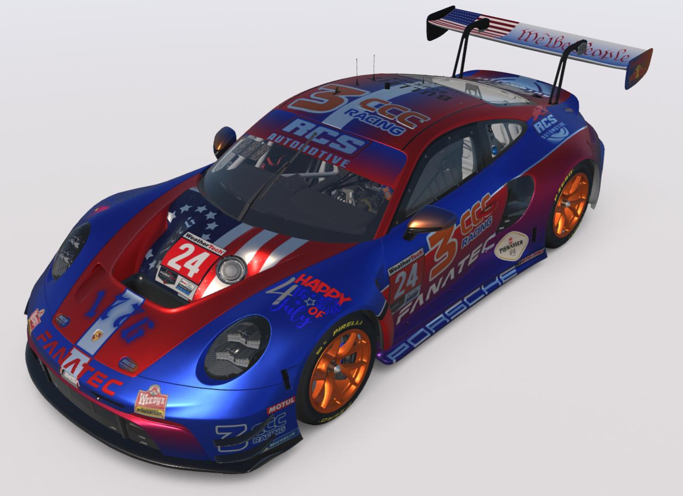 3CCC Racing Patriotic Edition by Corey G. - Trading Paints
