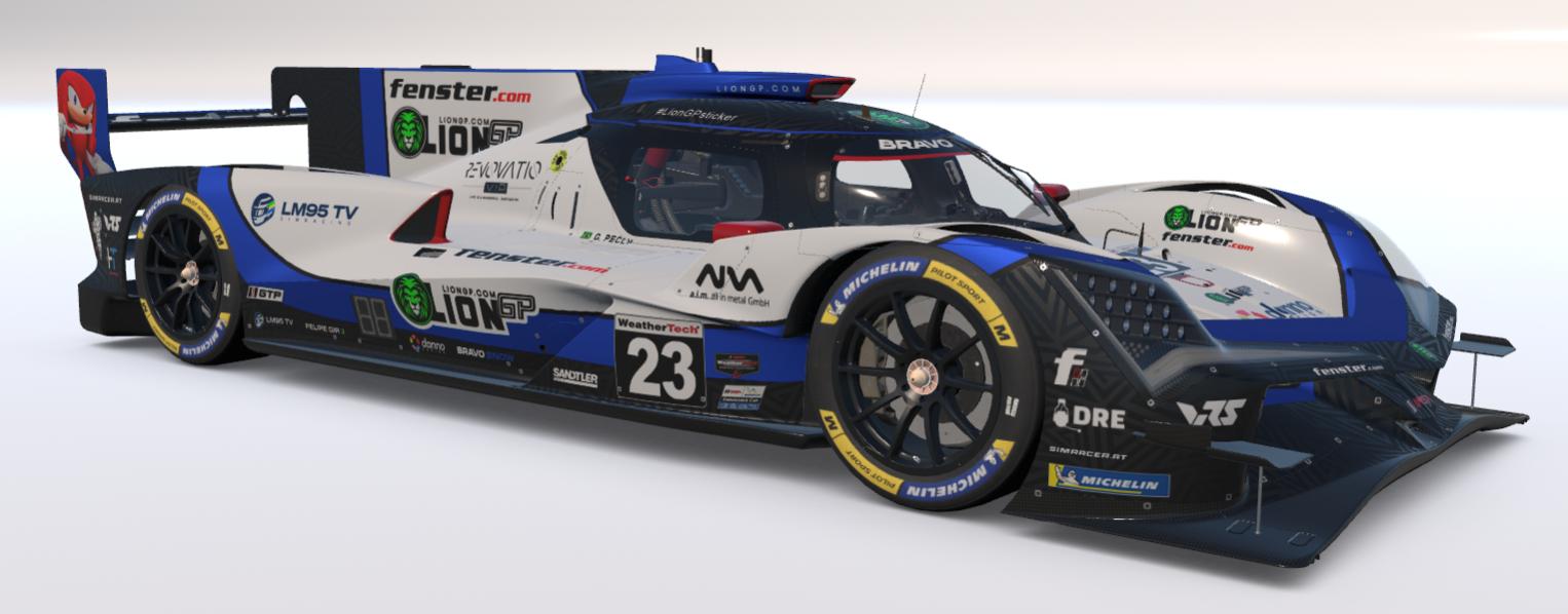 #13 Gabriel Pecly | F1BC IMSA 2025-3 | LionGP x Bravo Snow by Danilo Vaz - Trading Paints