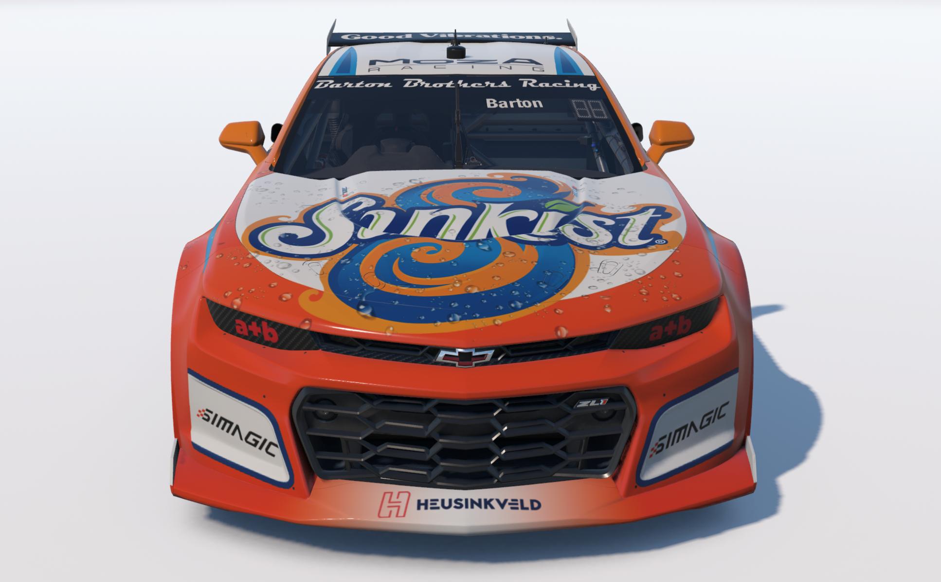 Supercars Chevy Camaro Gen 3 Sunkist by Greg Barton - Trading Paints
