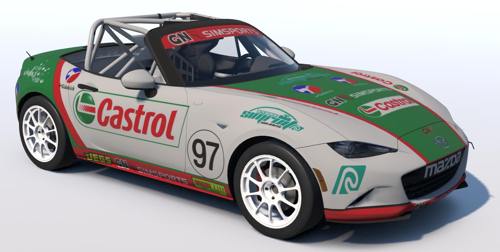 GNR Castol Mazda MX5 2016 by Gene N. - Trading Paints