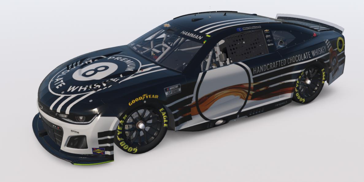 2025 Matthew Parkhurst 8 Ball Whiskey by Olivia Hamman - Trading Paints