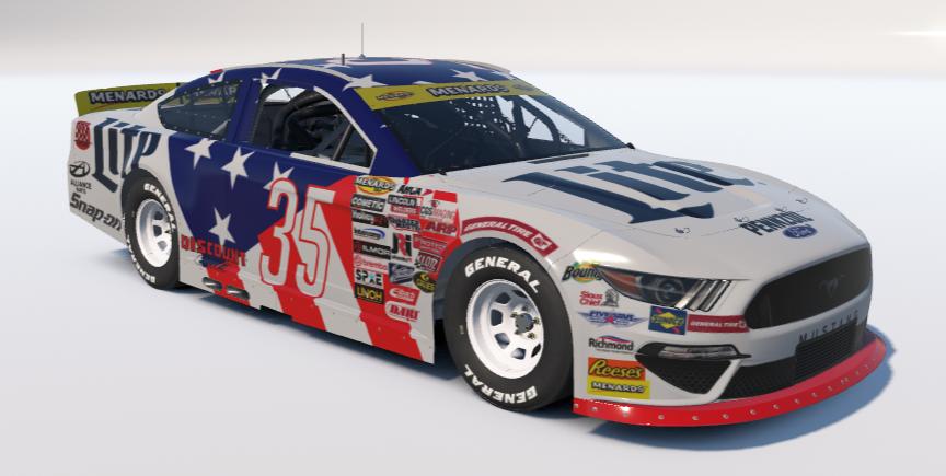 ARCA Ford Mustang Miller Light by Brady Zoeller - Trading Paints