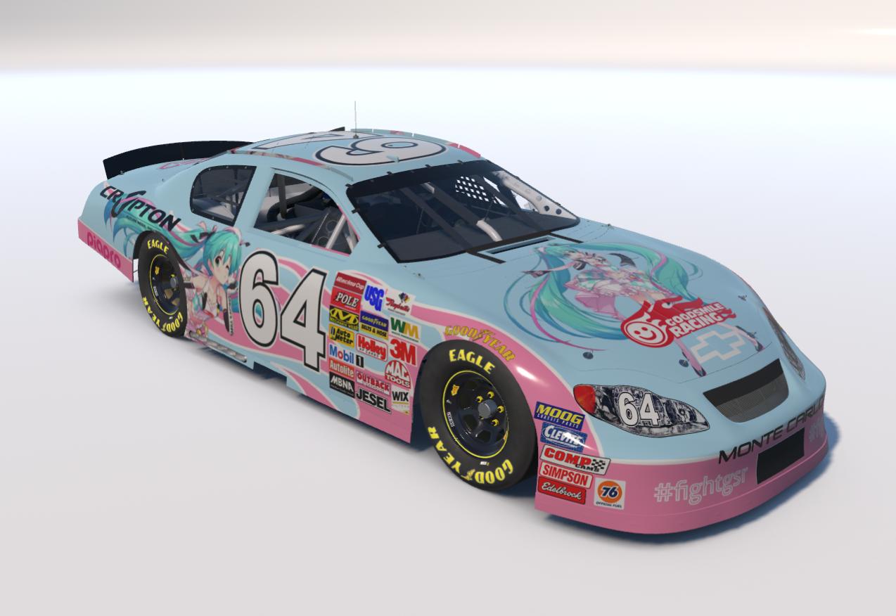 Hatsune Miku Goodsmile Racing 2019 Gen 4 Monte Carlo by Dominic Grimaldi - Trading Paints