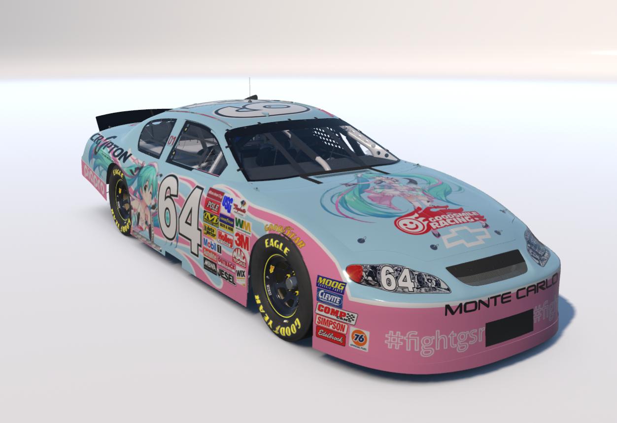 Hatsune Miku Goodsmile Racing 2019 Gen 4 Monte Carlo SS by Dominic Grimaldi - Trading Paints