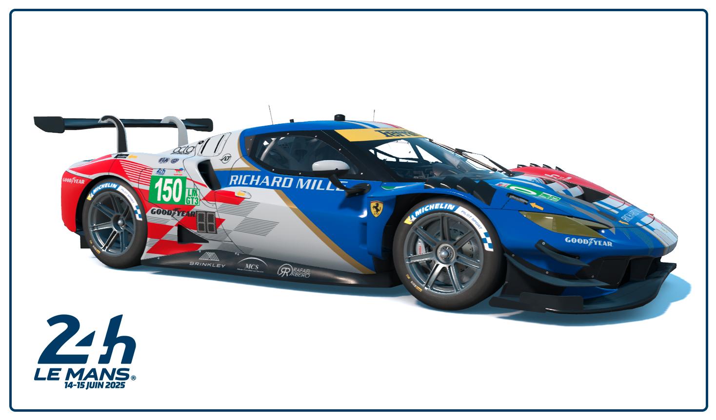 LM25 GT Richard Mille AF Corse #150 by Karsten B. - Trading Paints