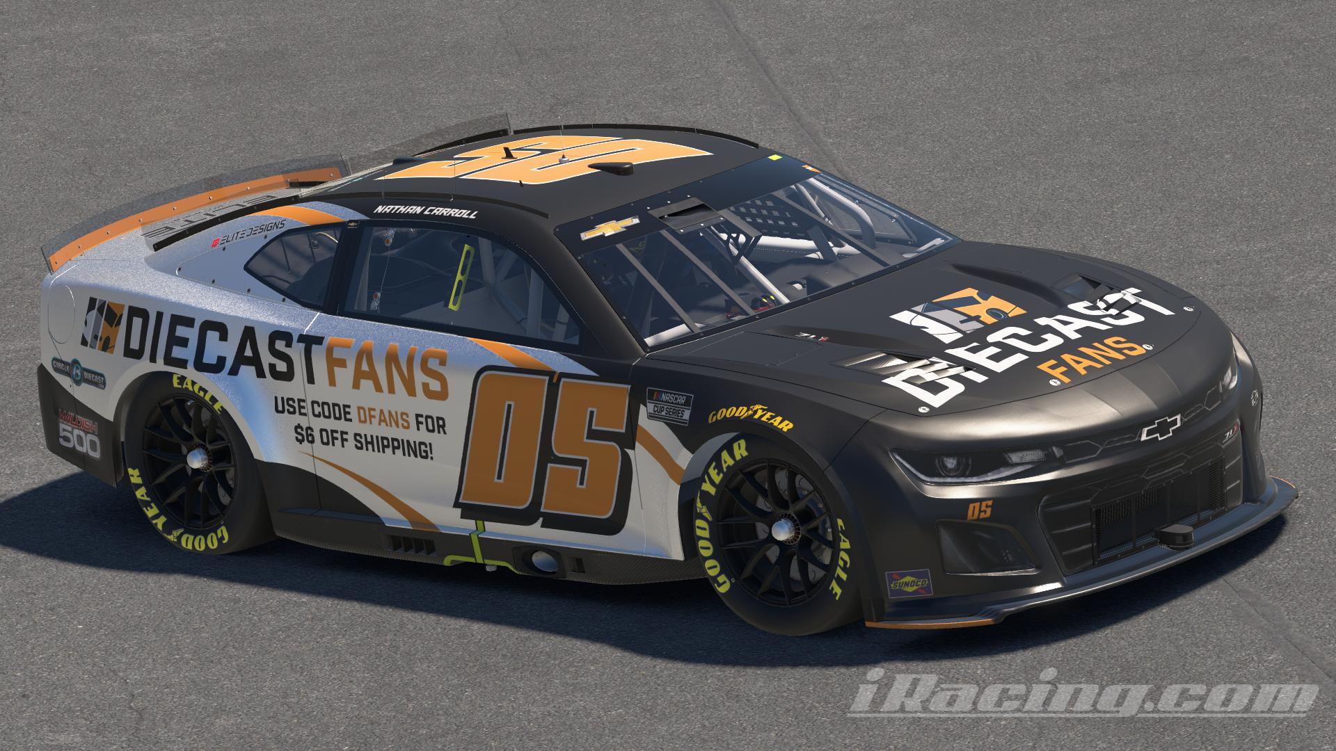 Nathan Carroll - 2025 DiecastFans by Jared W. - Trading Paints