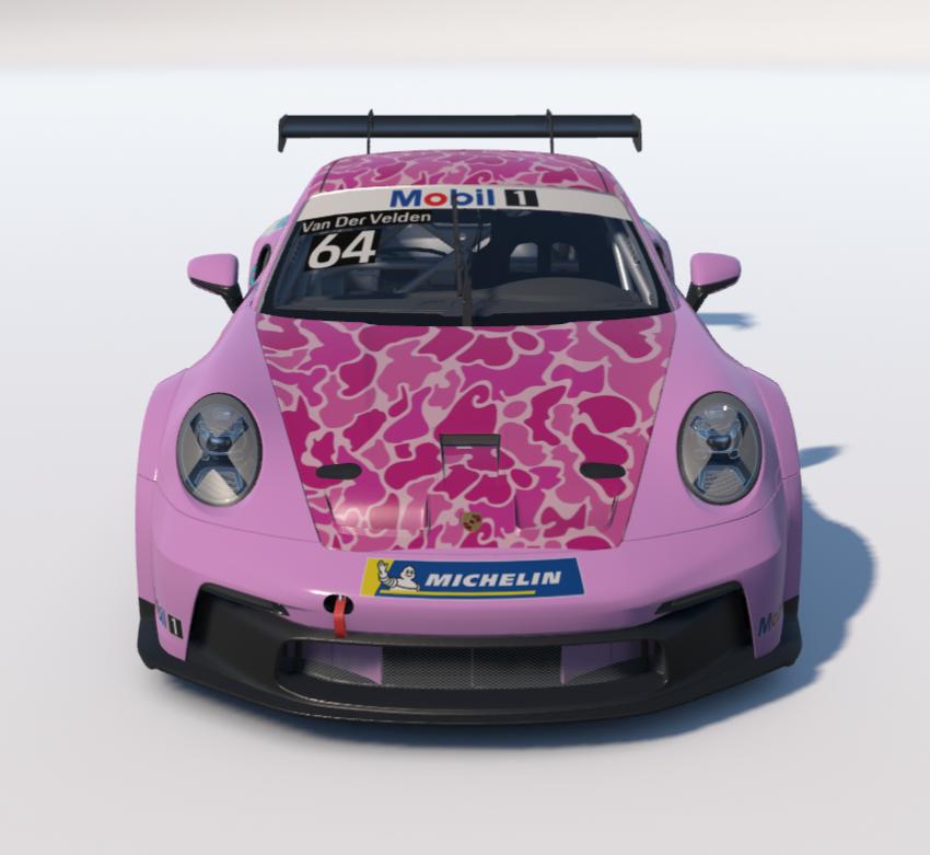 Porsche 992 Cup/pink panther by Jorn Van Der Velden - Trading Paints