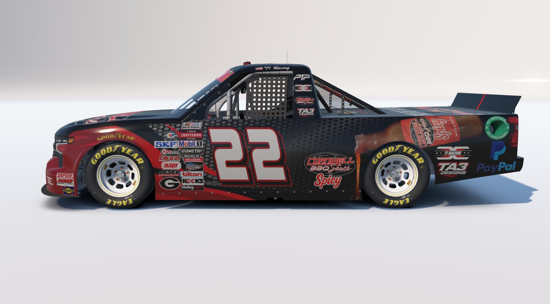 Cornwell BBQ Sauce Silverado (Sim Stamp) by Timothy Abrell - Trading Paints